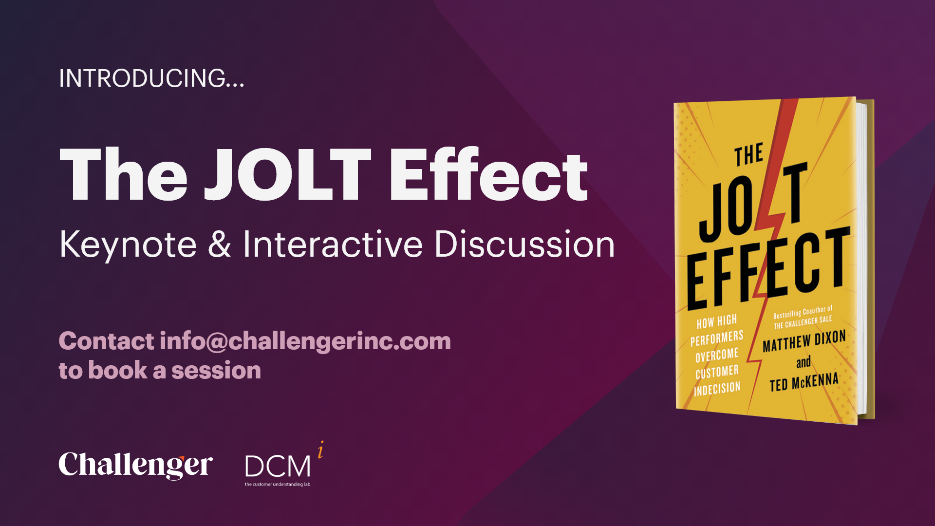 The JOLT Effect Keynote Session | Challenger